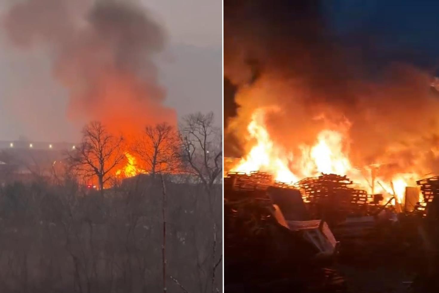 Bursa'da büyük panik! Alevler şehrin her yerinden görüldü