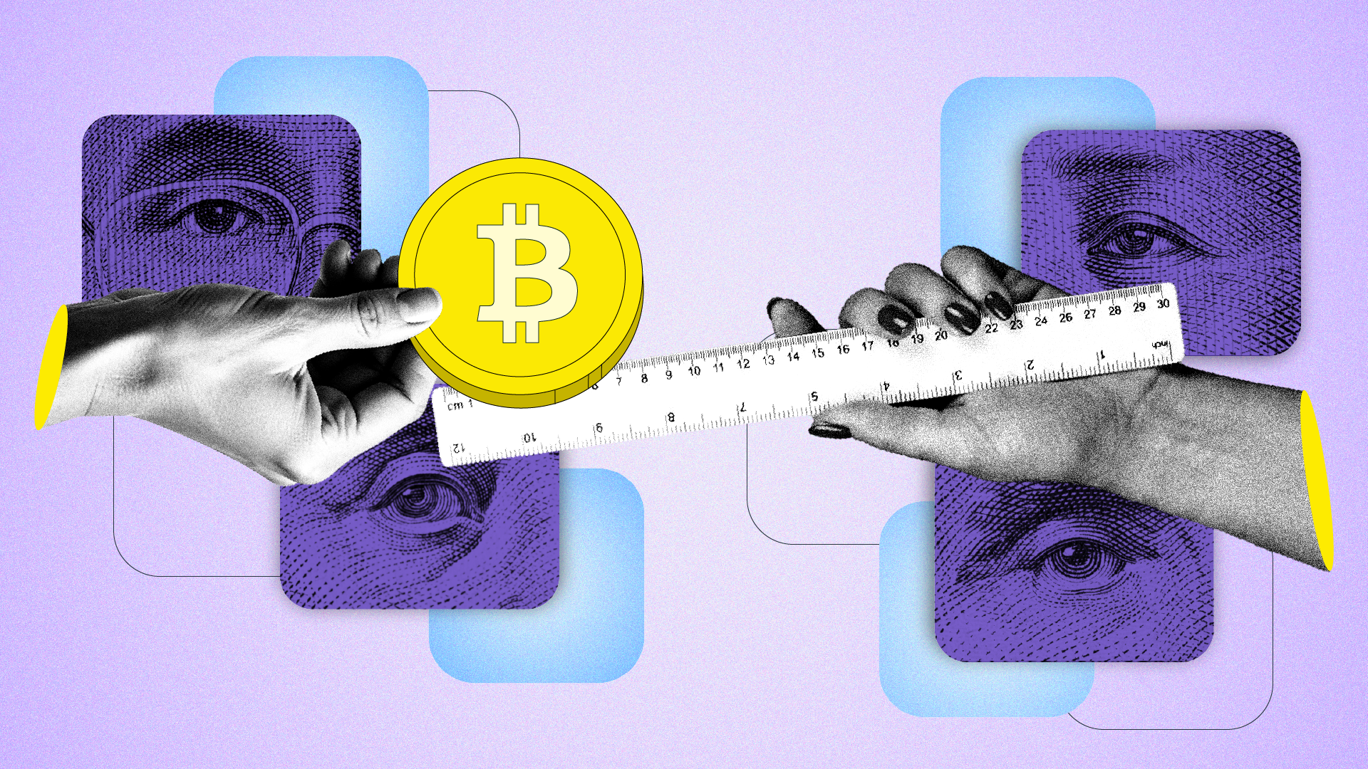 How bitcoin price would be measured in a world without fiat currency