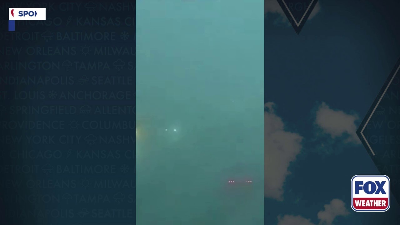 Heavy fog in Washington State