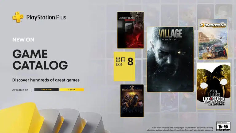 PlayStation Plus game catalog sees Resident Evil Village and more added