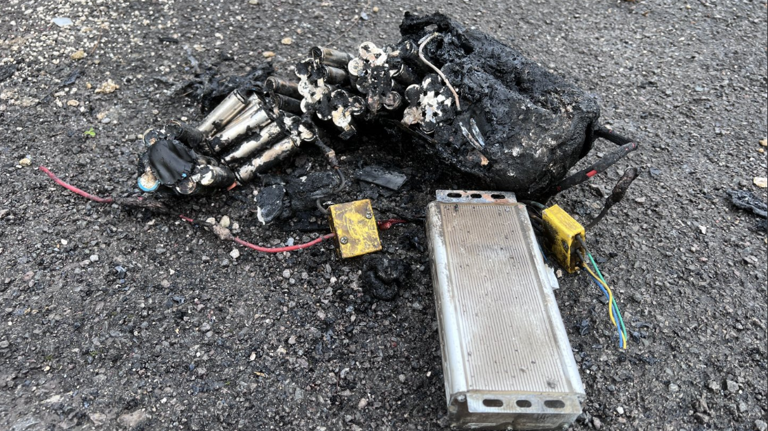 Pair escape 'ball of flames' that destroyed home