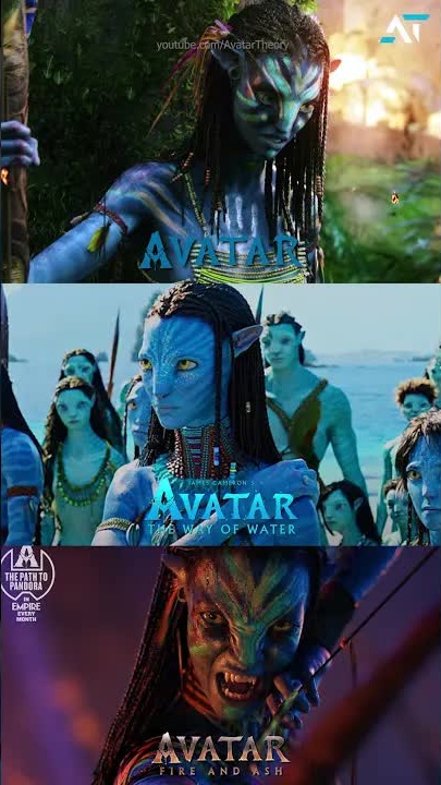 Evolution of Neytiri | Avatar vs Way of Water vs Fire and Ash