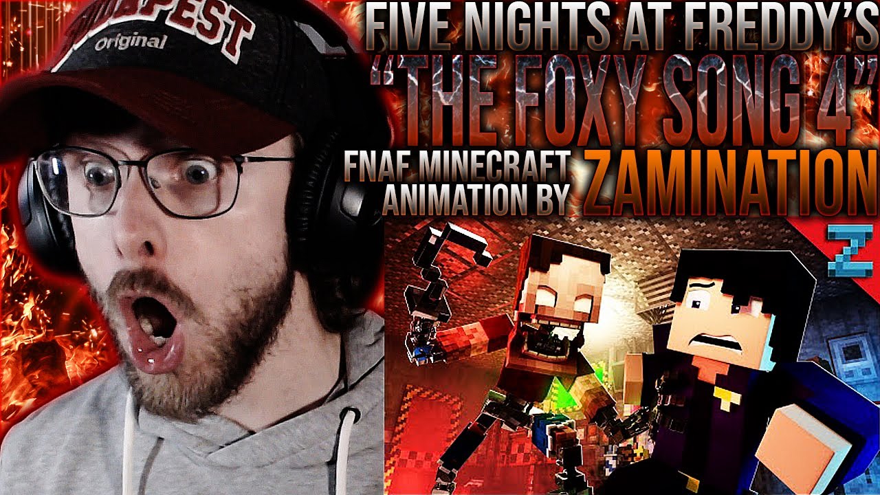 Vapor reacts #1187 | The Foxy Song 4 Minecraft animation "After Show ...