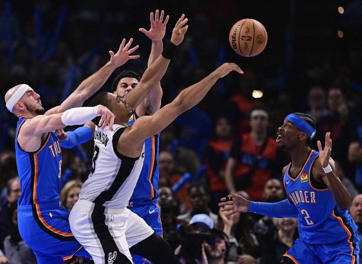 Thunder halt losing streak vs Spurs