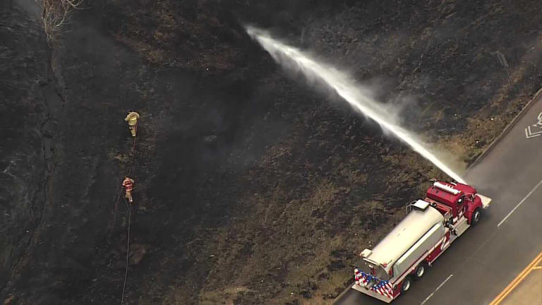 Sky 5 live: Crews battling multiple grass fires in OKC metro