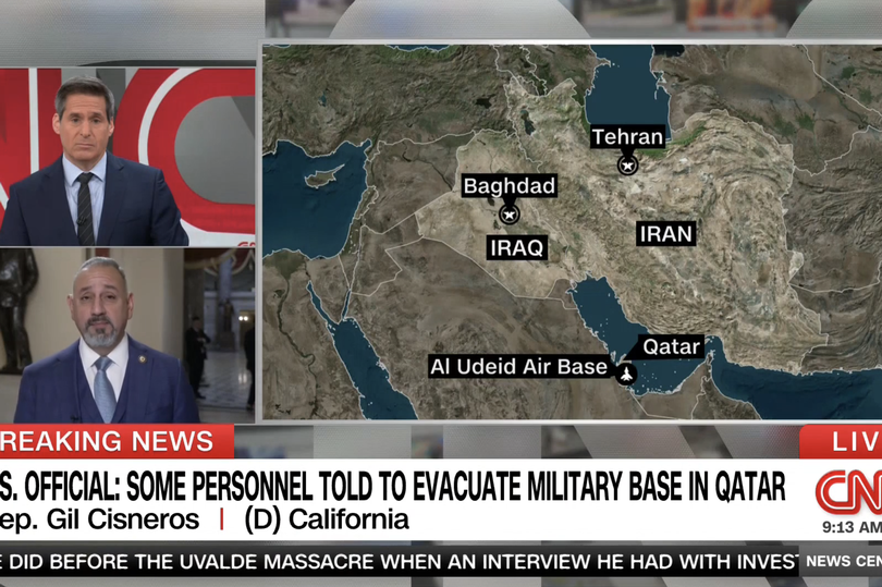 CNN issues breaking news alert about US military base near Iran as ...