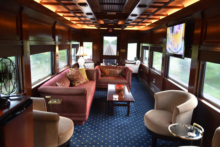 Photos: The $18,500 luxury train experience pulling into Denver