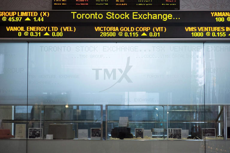 S&P/TSX composite rises amid market rotations, while US stocks move lower