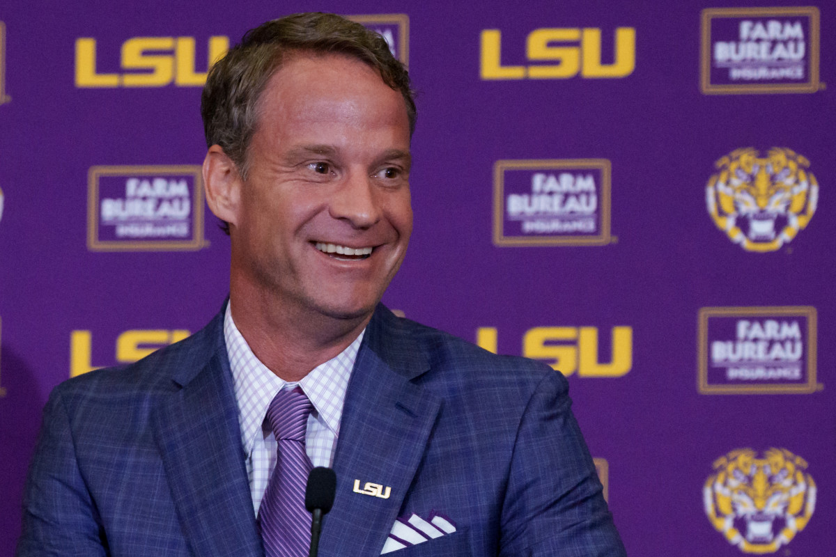LSU's Lane Kiffin exchanges messages with No. 1 transfer portal player ...