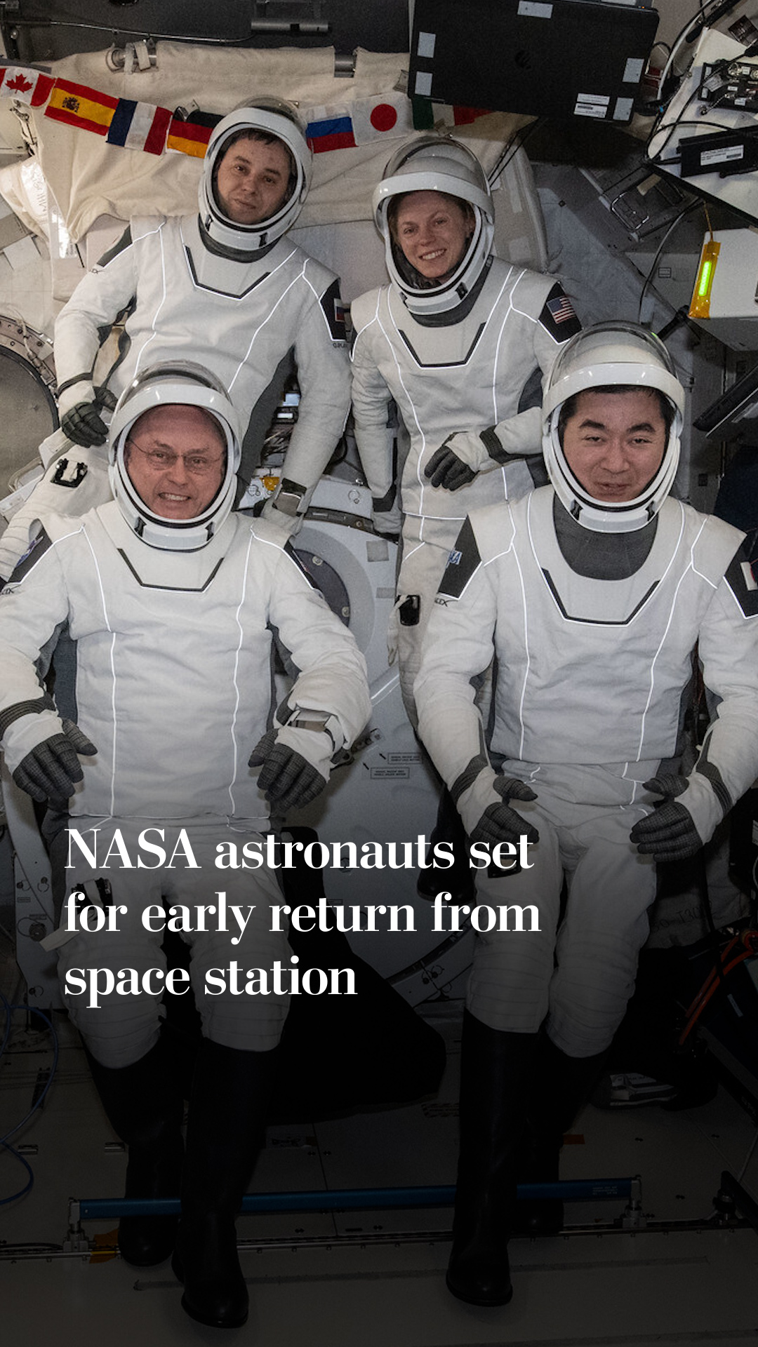 NASA astronauts set for early return from space station