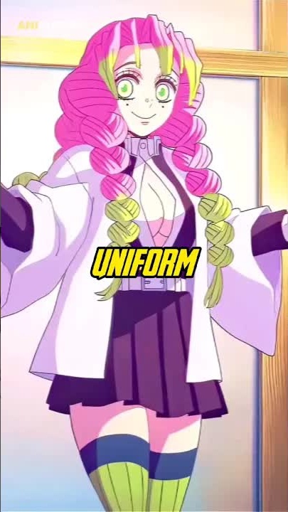 Why is Mitsuri's uniform so revealing? 🤔 #shorts #mitsuri #shinobu