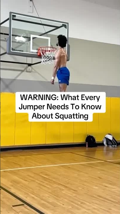 Proper squat form for higher jumps