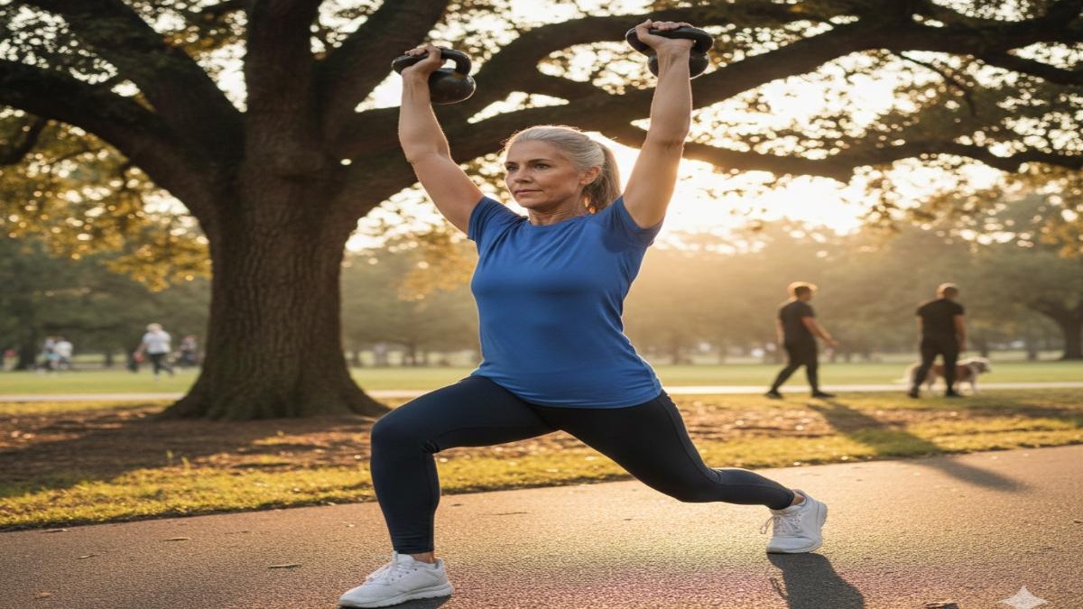 5 standing strength exercises to build muscle after 50 without weights