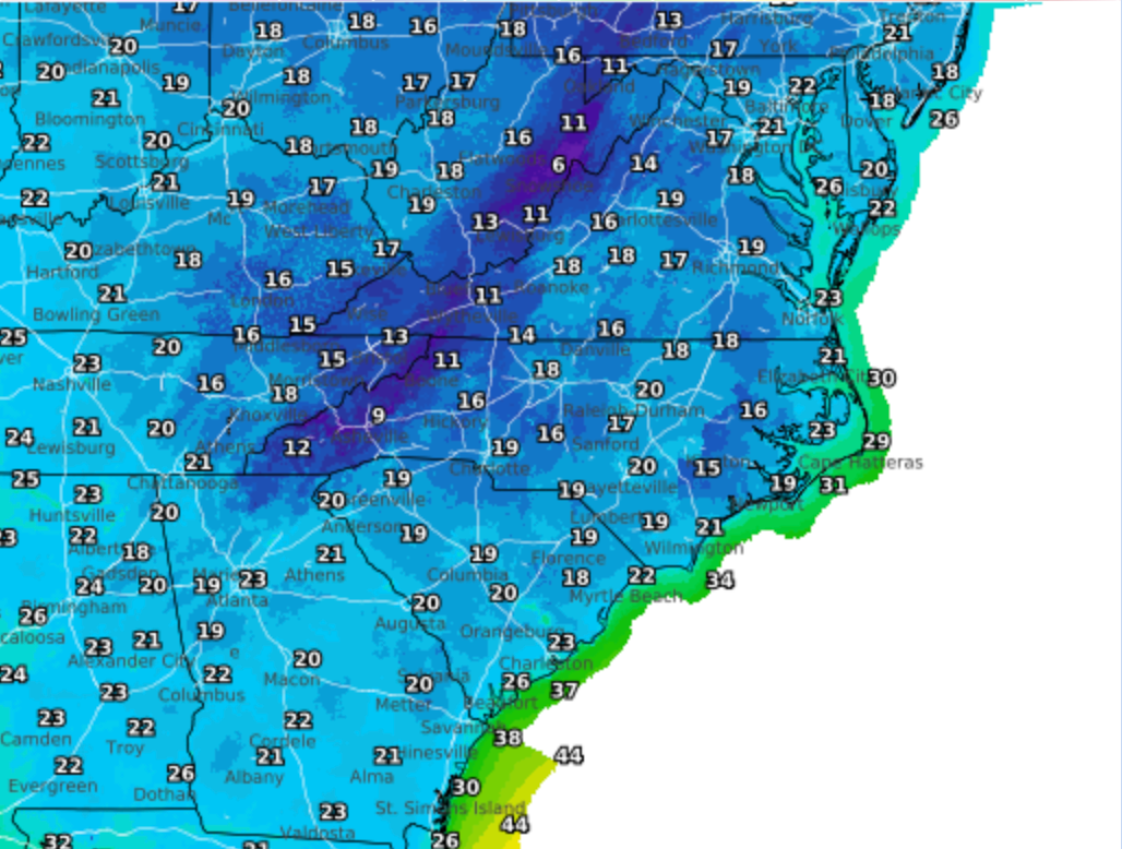 Winter weather, cold heads for Western NC. Which areas could see snow?