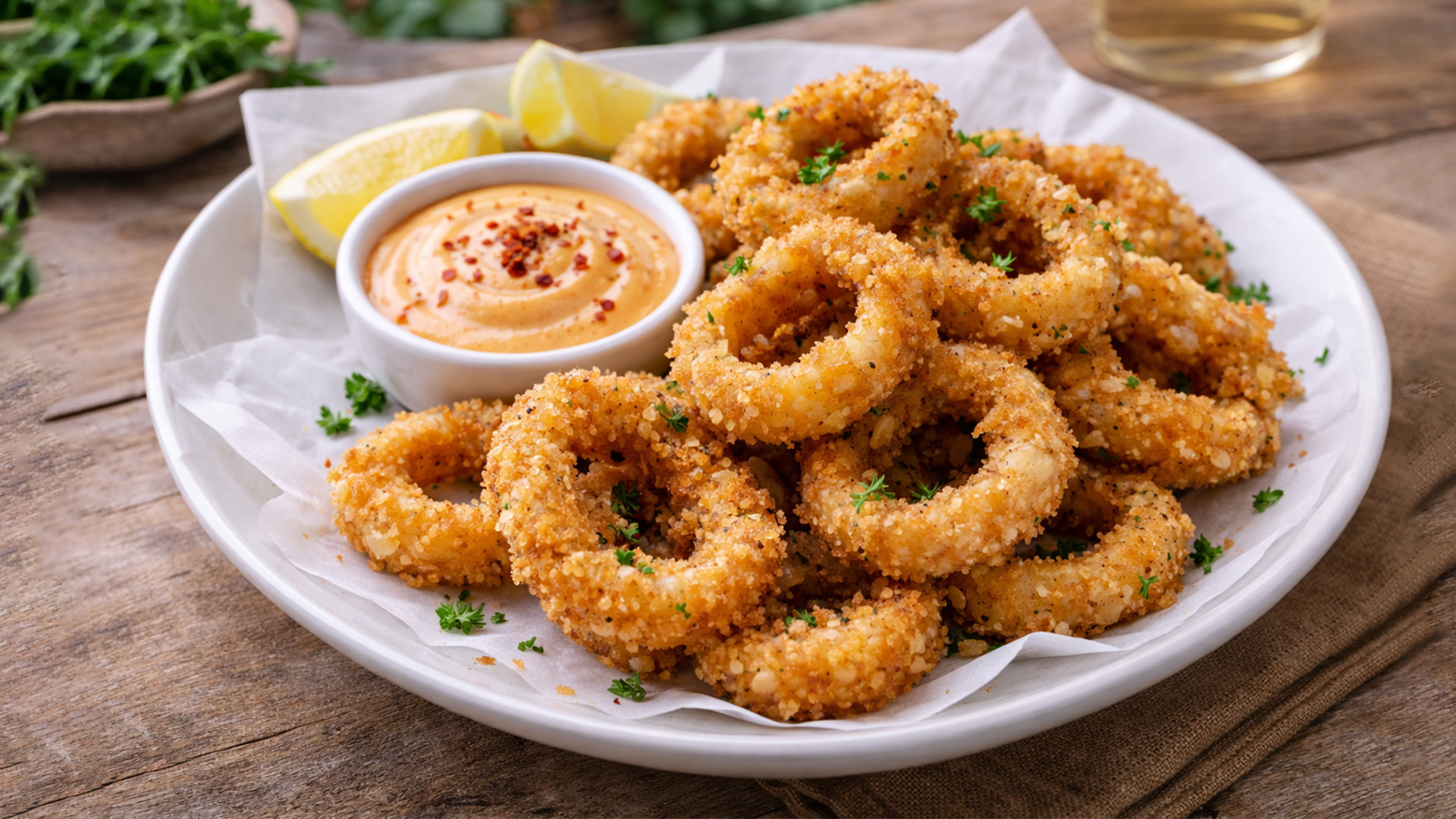 A simple way to fry calamari right