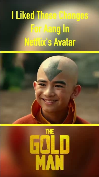 I liked these changes for Aang in Netflix's Avatar #shorts