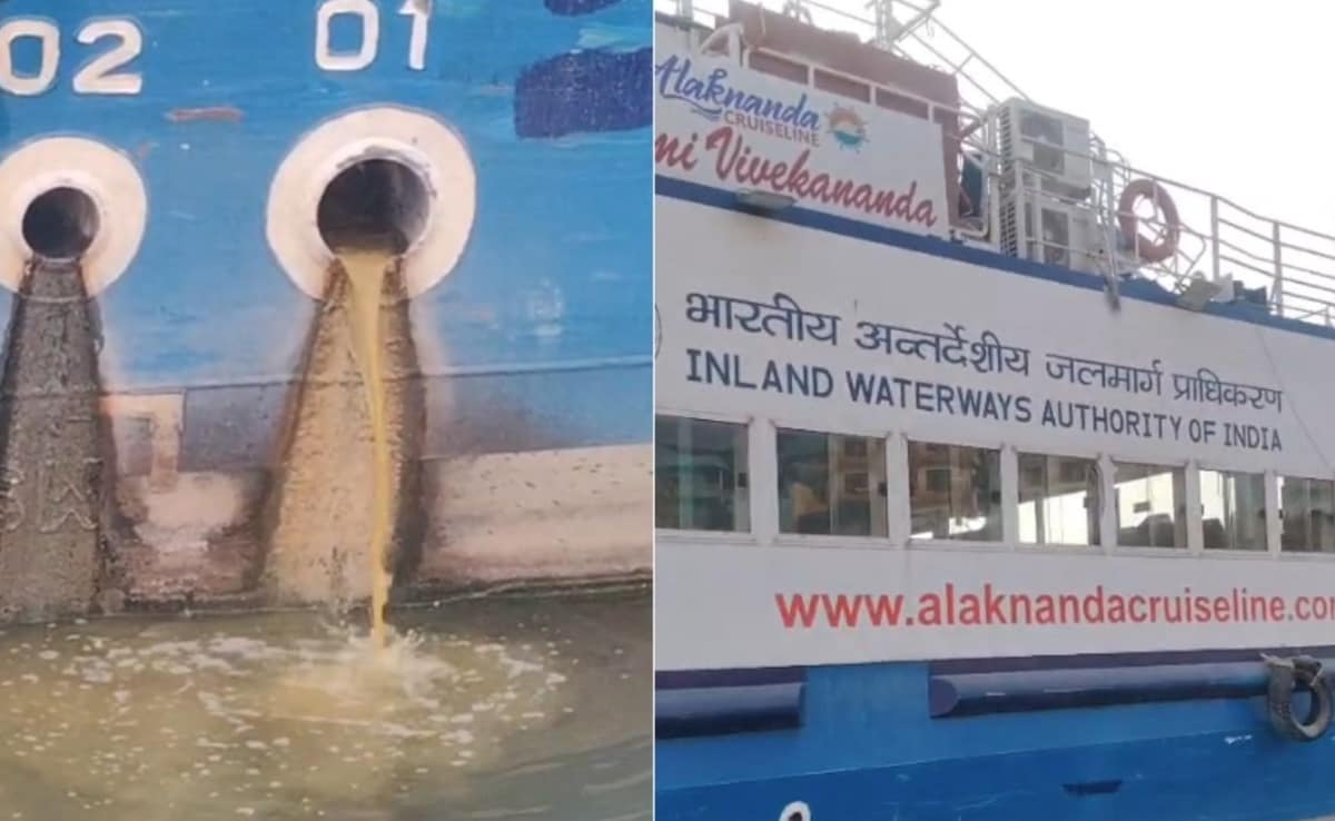 Cruise operator fined Rs 5,000 for dumping sewage in Ganga in Varanasi