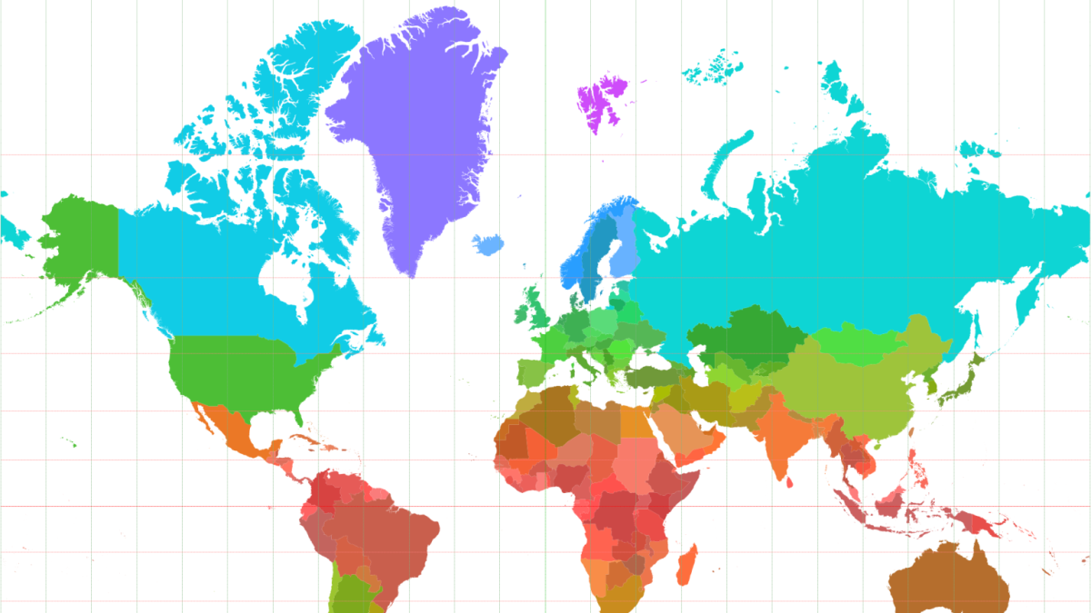 Groenlandia es más pequeña de lo que piensas: así distorsionan los ...
