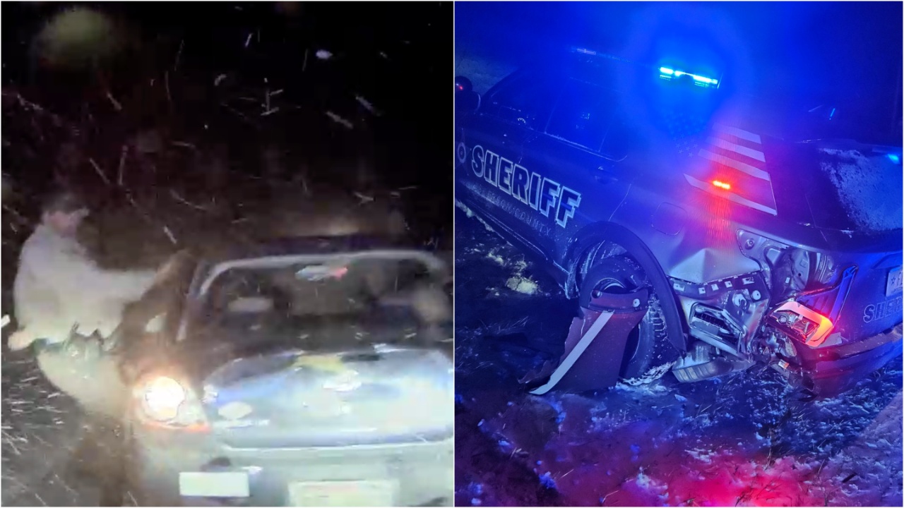 Bodycam: Jefferson County deputy's squad car struck while responding to ...