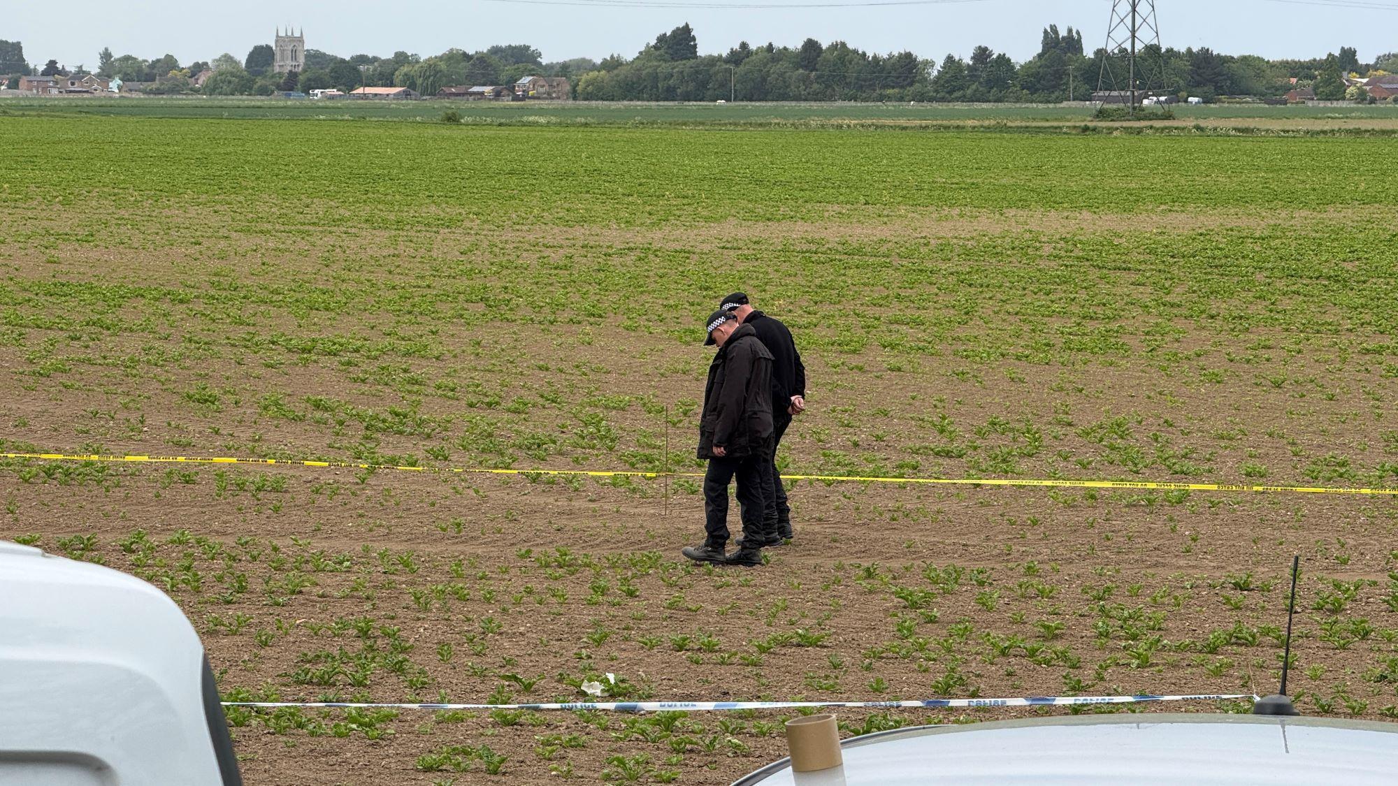 Man whose bones found in field is named at court