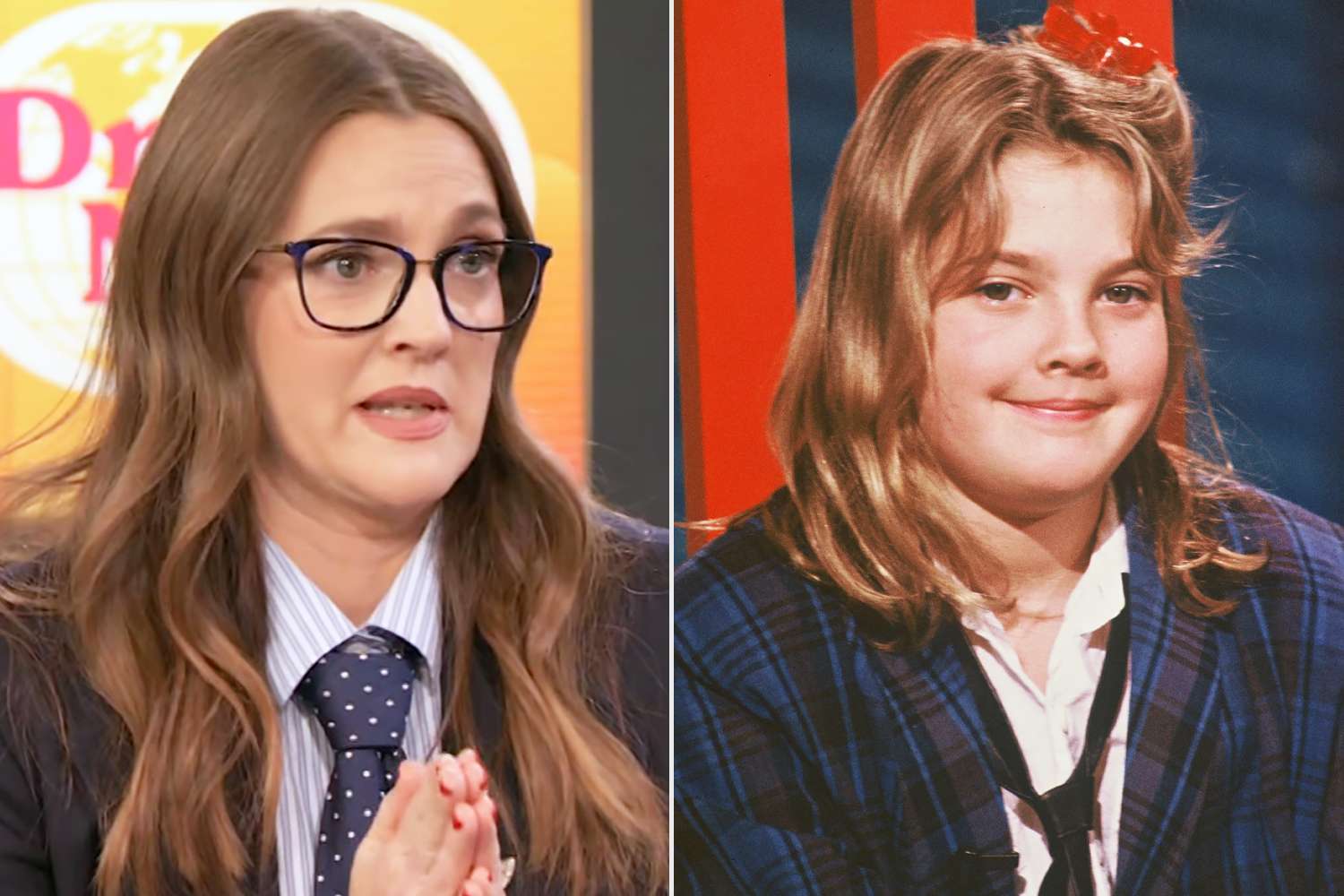 Drew Barrymore tears up recalling people saying that she was 'too heavy ...