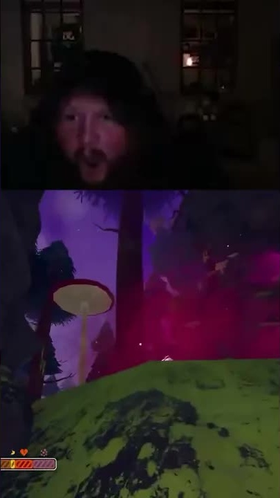 Caseoh scared by peak horror game jumpscare