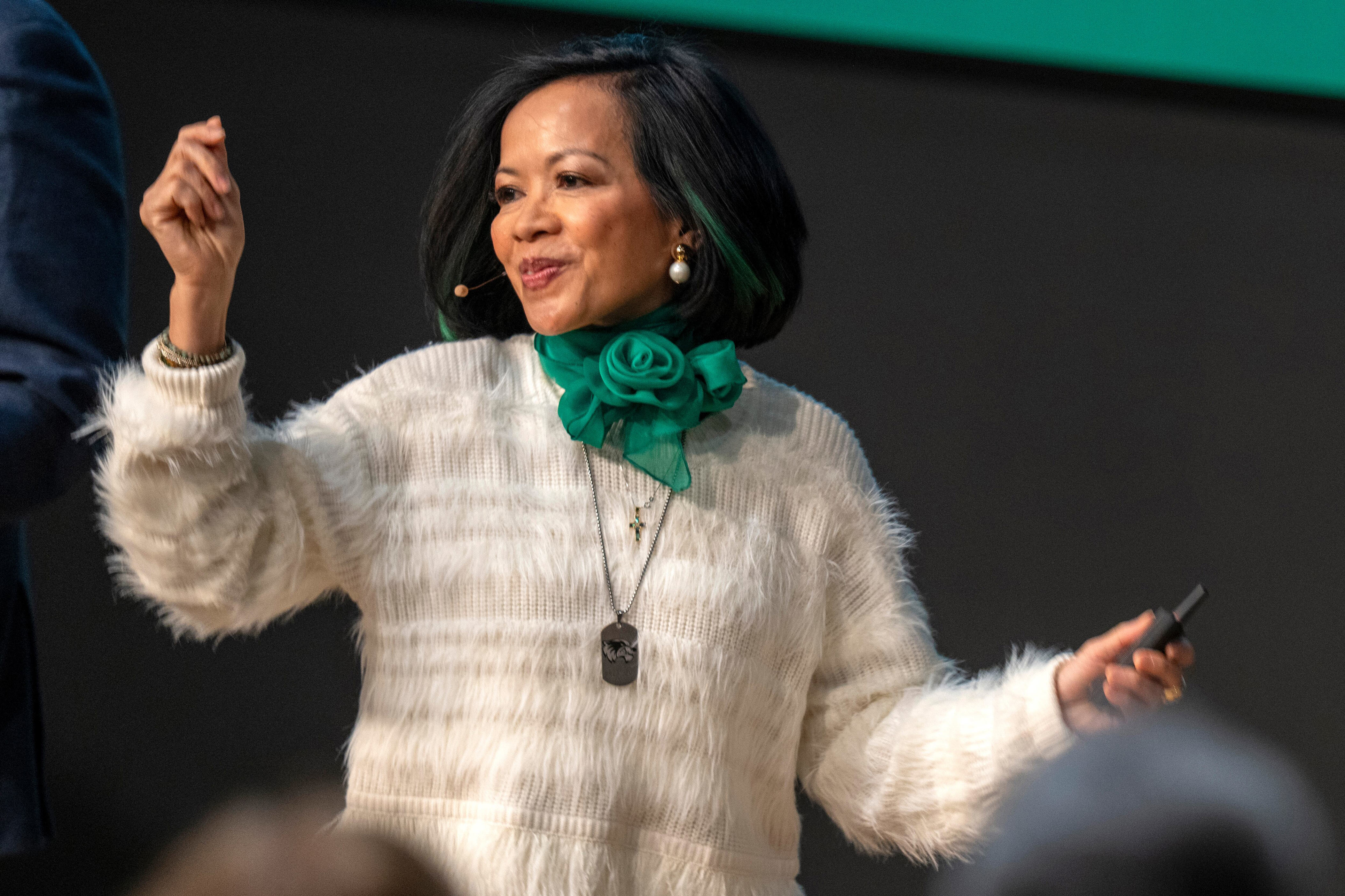 Longtime Utah Valley University president Astrid Tuminez is stepping down