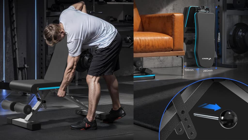 This foldable weight bench is just $59.99 on Amazon