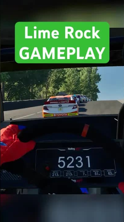 First road course gameplay! - NASCAR 25