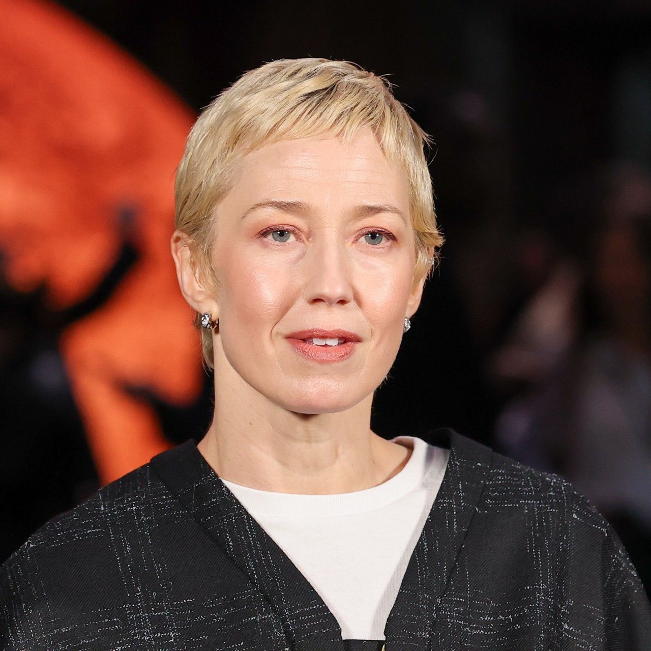 Carrie Coon's days as a platinum blonde are over