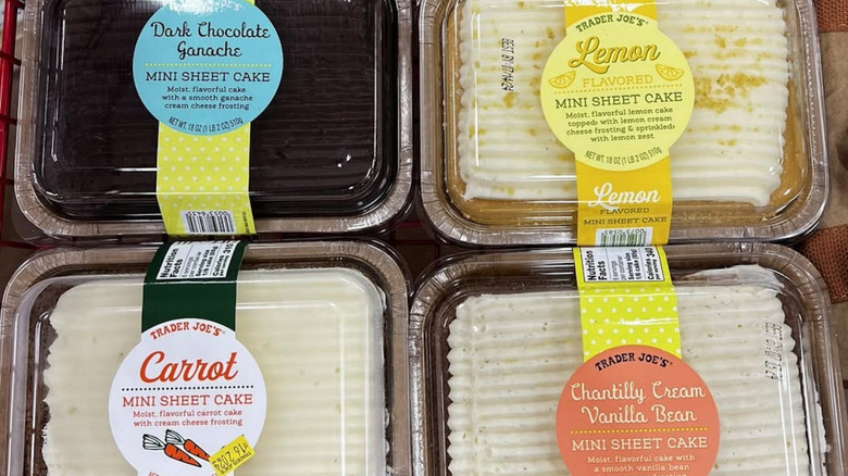 Trader Joe's iconic mini sheet cake is now available in this brand new ...