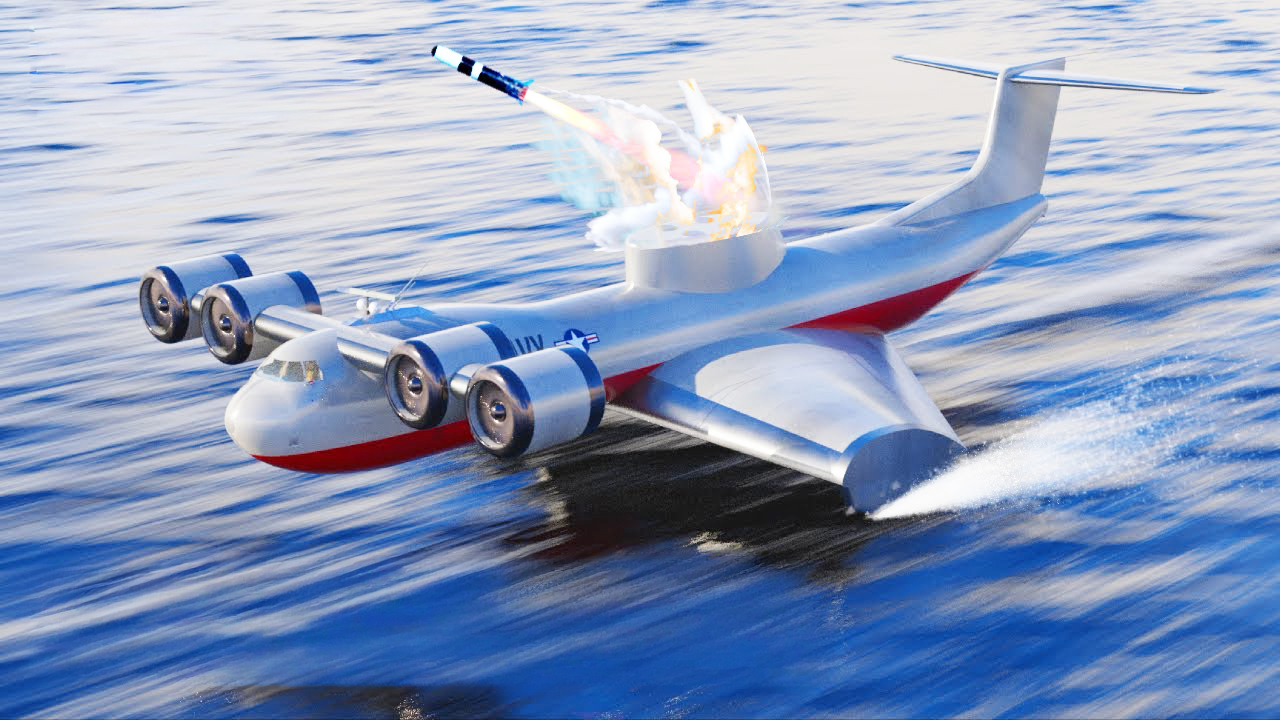 America’s secret ekranoplan armed with nuclear missiles