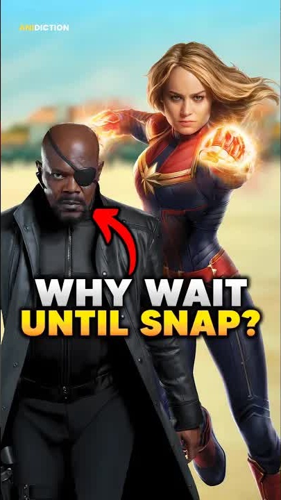 Why Fury only called Captain Marvel during the snap? #avengers