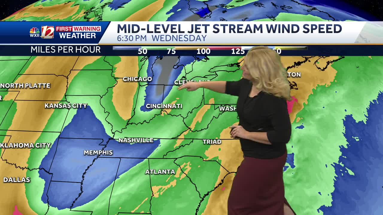 Rain chances Wednesday in North Carolina | Mountain snow and cold wind ...