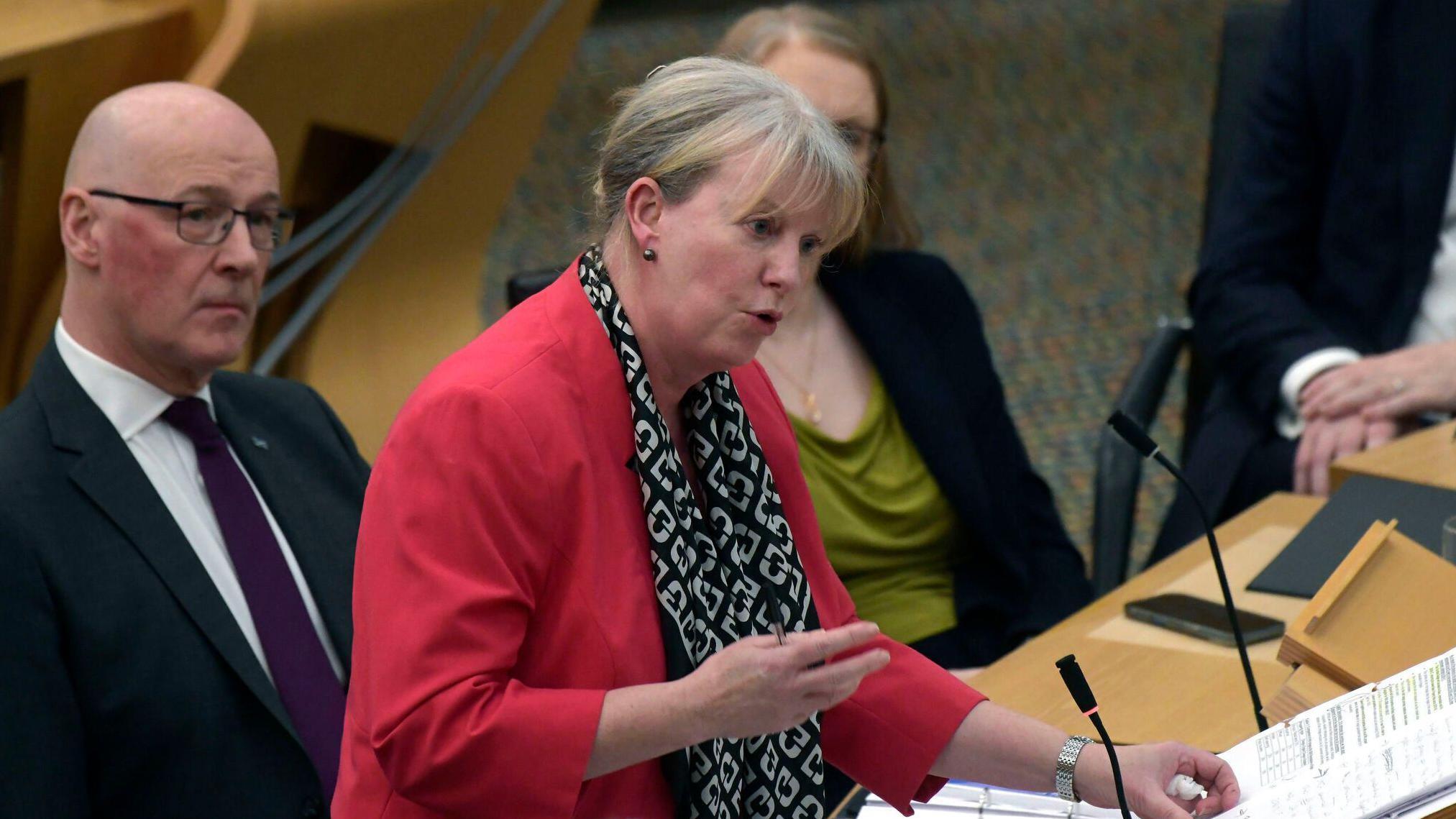 Finance secretary corrects budget after missing out A96 plans