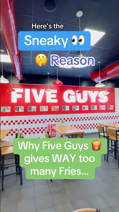 Here’s the sneaky reason why Five Guys gives so many fries