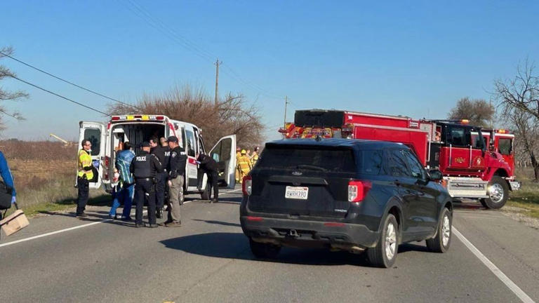 Fatal crash involving city bus shuts down Highway 99W near Gyle Road: CHP