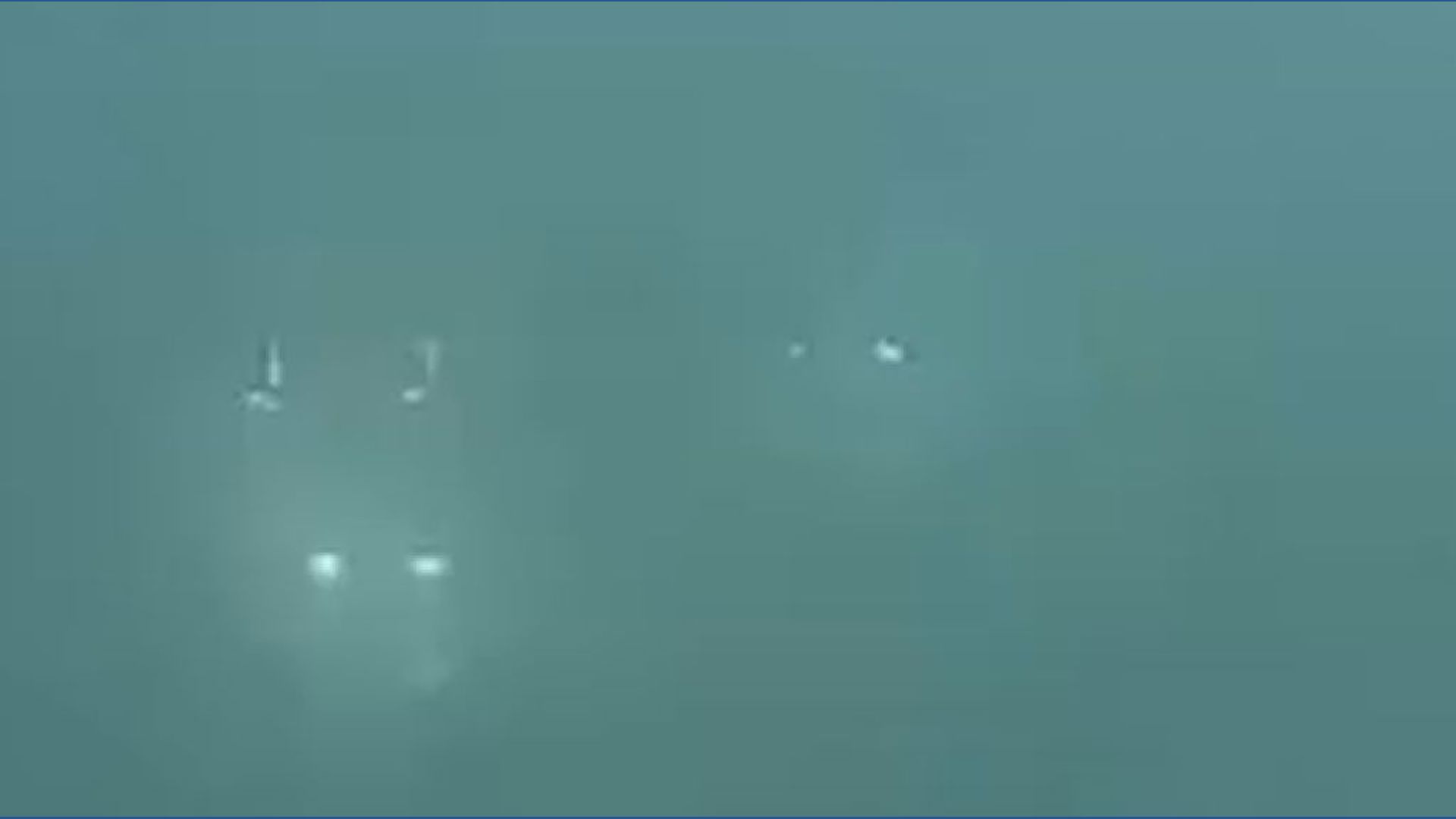 Heavy, intense fog fills the morning sky in Washington