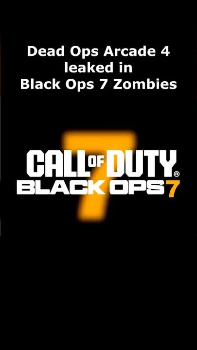 Dead Ops Arcade returning in Black Ops 7 Zombies huge leaks (COD 2025 ...