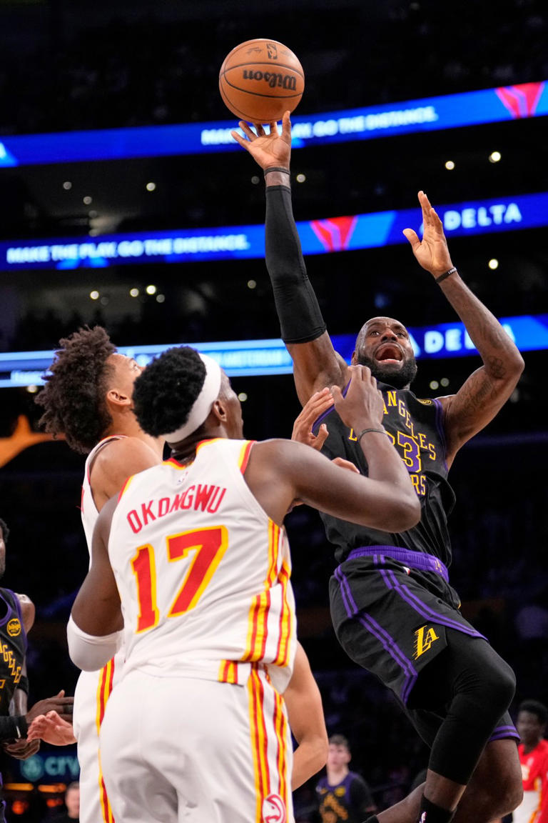 Ageless LeBron James proves he’s still got it in Lakers win over Hawks