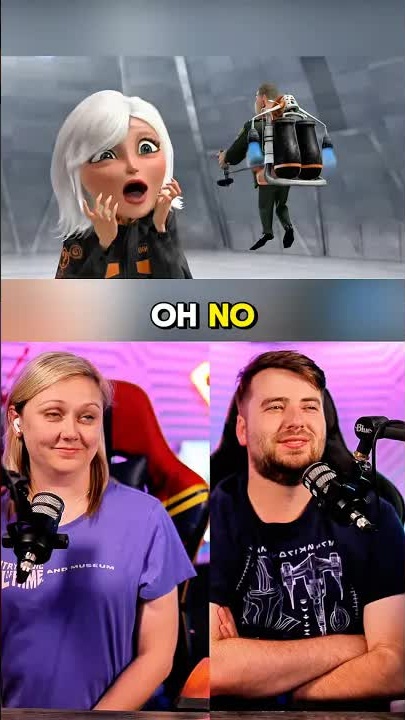 You’re a cyborg! Monsters vs aliens reaction!