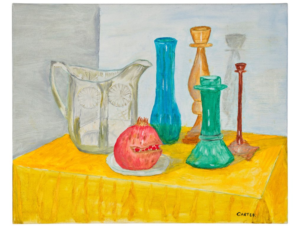 You can bid on a painting by Jimmy Carter for a few thousand dollars