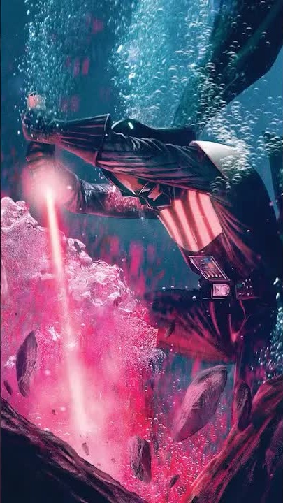 Darth Vader fights a dark Jedi!