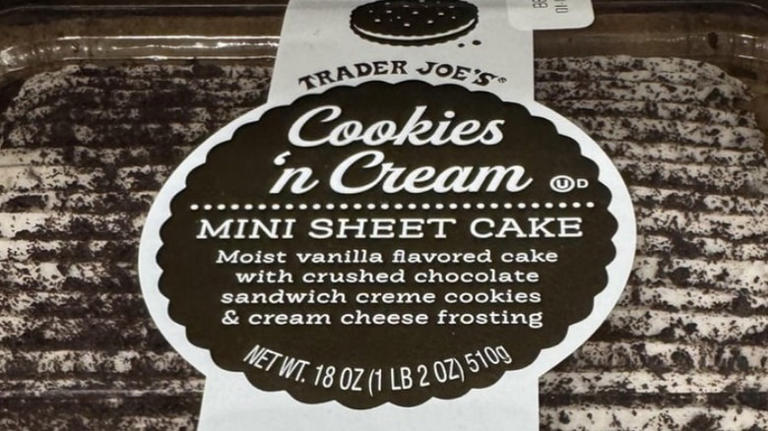 Trader Joe's iconic mini sheet cake is now available in this brand new ...
