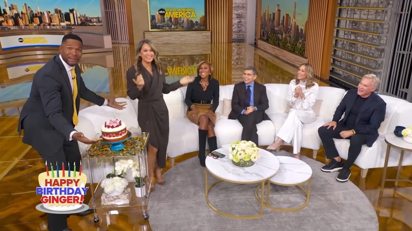 GMA: Ginger Zee gets an on-air birthday surprise from her cohosts