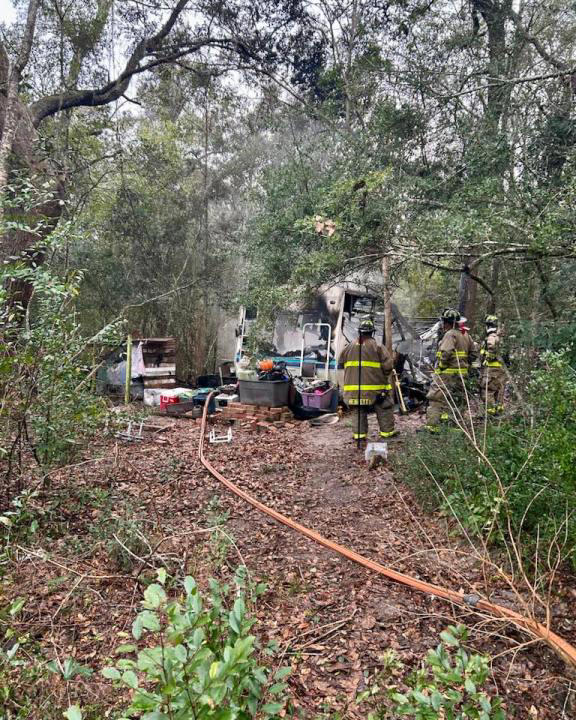 RV fire in Choctaw Beach under investigation
