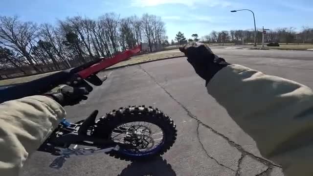 Building a Sur Ron supermoto stunt bike with a new scrape bar