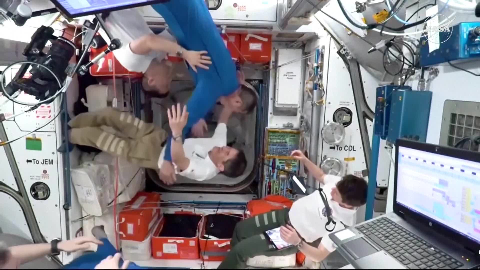NASA video: ISS crew of 4 from August 2025