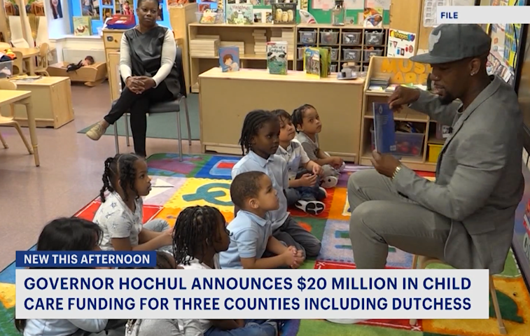 Gov. Hochul pushes universal child care during Dutchess County visit