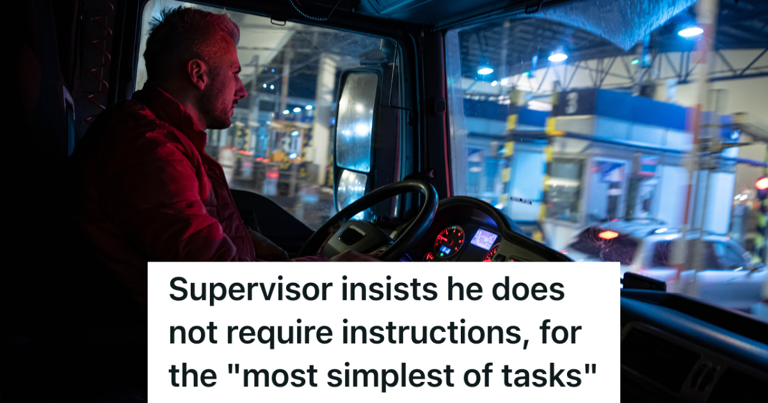 Night shift supervisor refuses to listen to instructions about how to ...